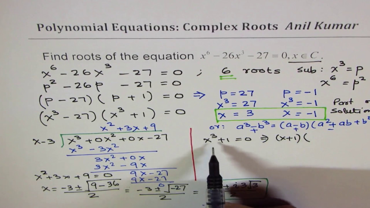 Find All Possible Roots Of Polynomials In The Domain Of Complex Numbers find-all-possible-roots-of-polynomials-in-the-domain-of-complex-numbers