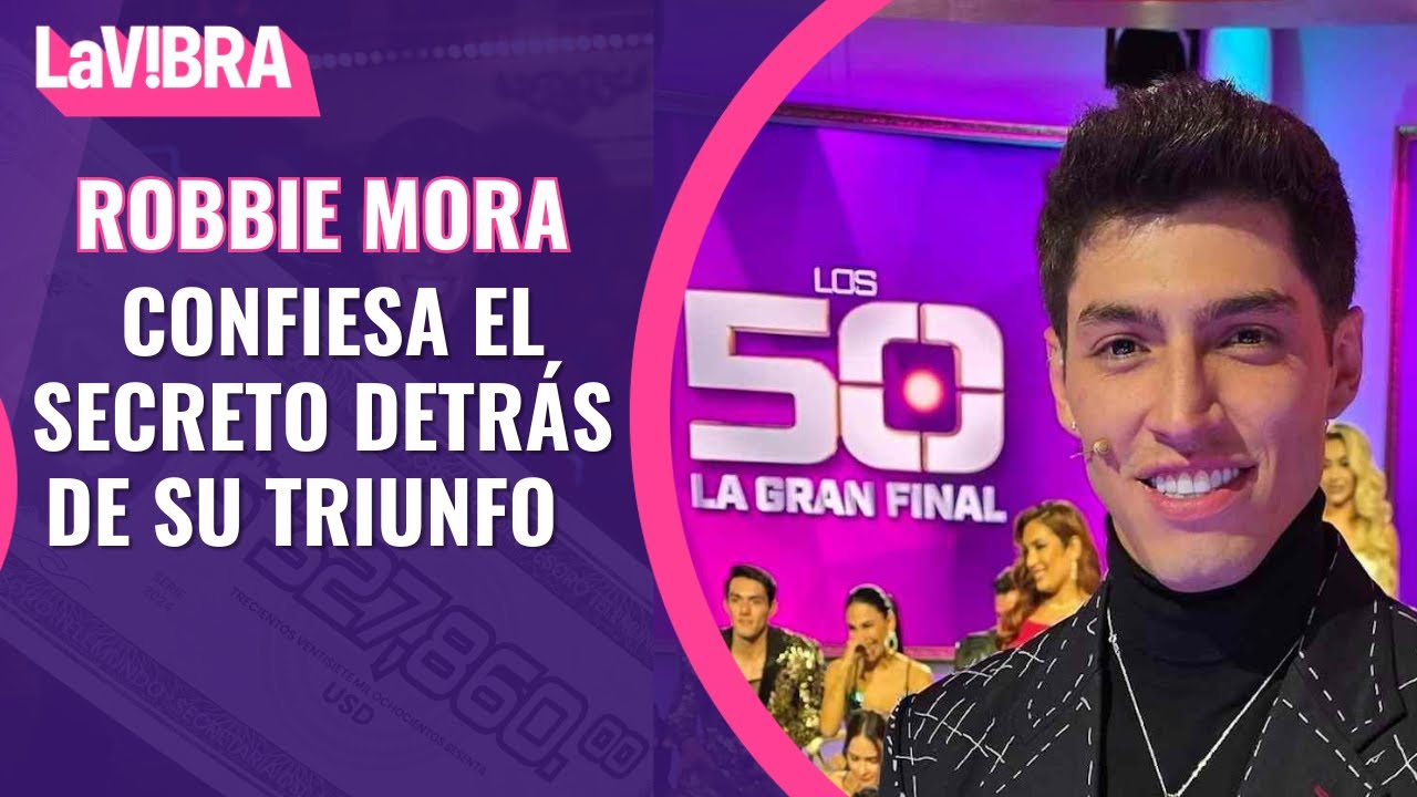Robbie Mora es el ganador de la segunda temporada de Los 50 de ...
