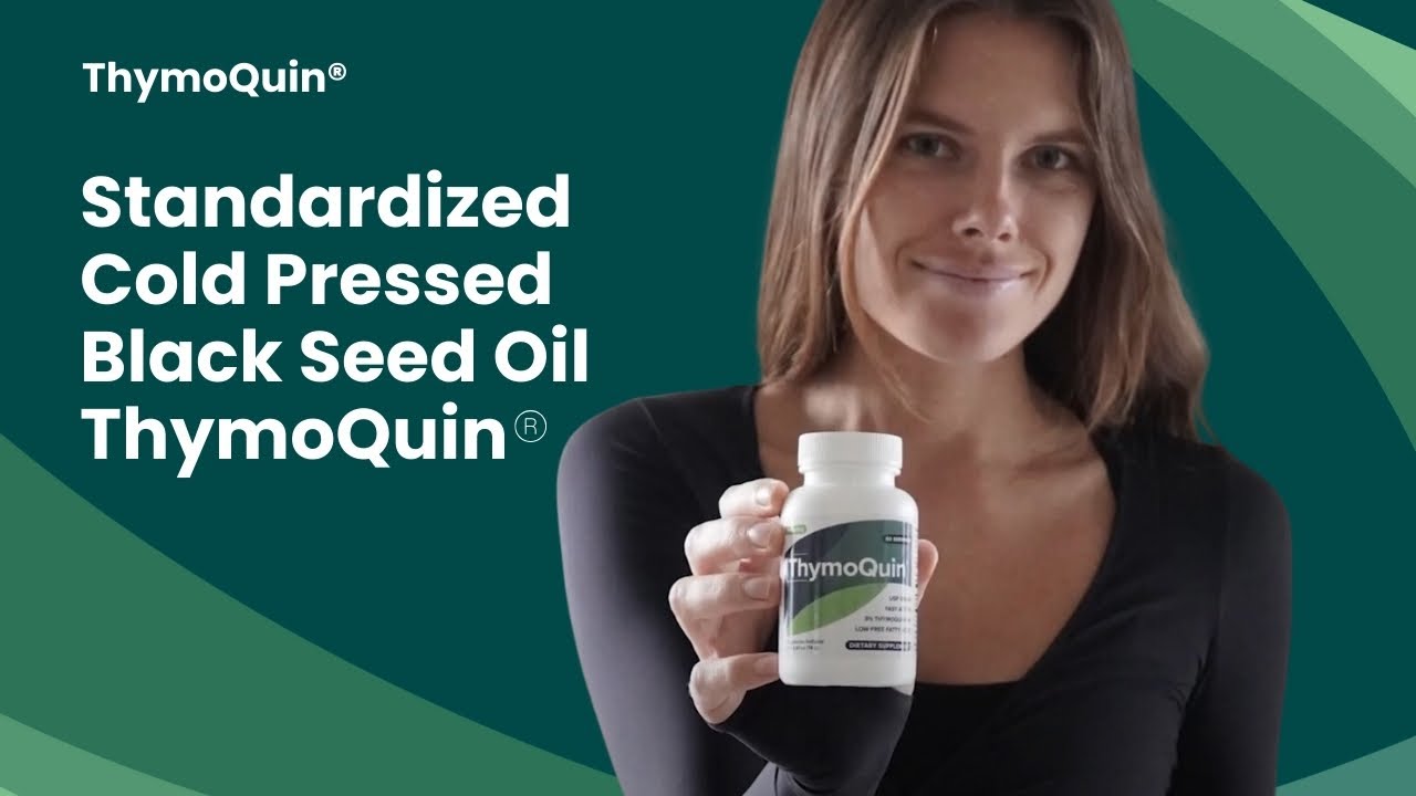 Standardized Cold Pressed Black Seed Oil ThymoQuin - YouTube