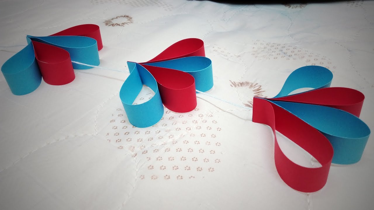 Paper Decorations | How To Make Beautiful Paper Decoration | DIY Wall ...