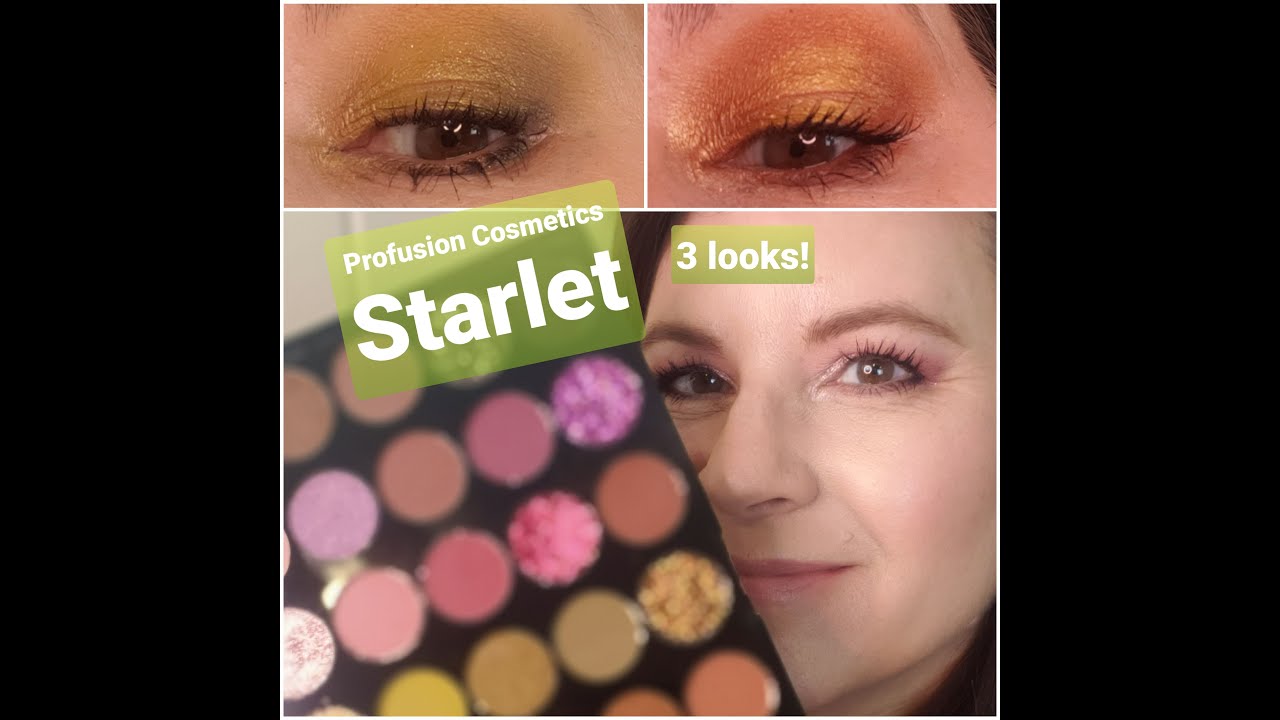 I'm in love with a STARLET! Profusion Cosmetics Starlet 3 looks 1 ...
