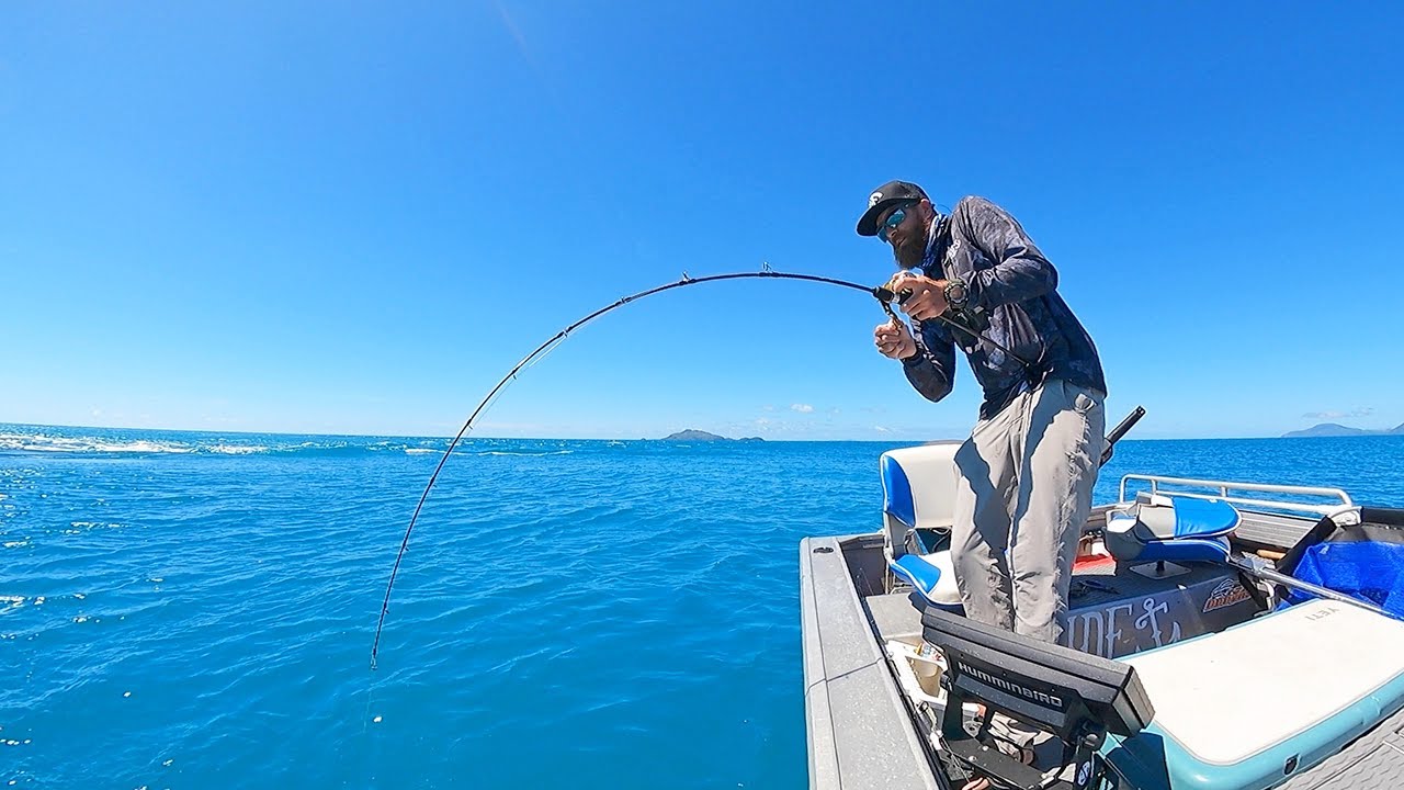 SLOW PITCH JIGGING in a Small Boat - YouTube