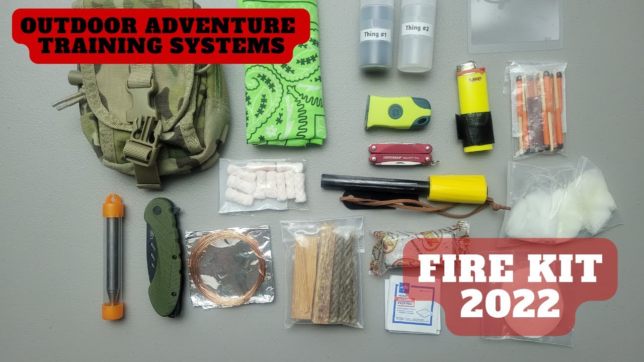 My Backpacking and Emergency Fire Kit. Survival, Tactical and EDC plus ...