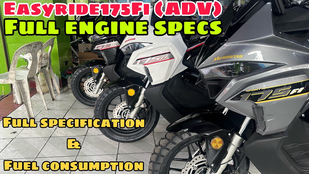 EASYRIDE175A Fi (ADV)| FULL ENGINE SPECS & FULL SPECS MALINAW AT ...