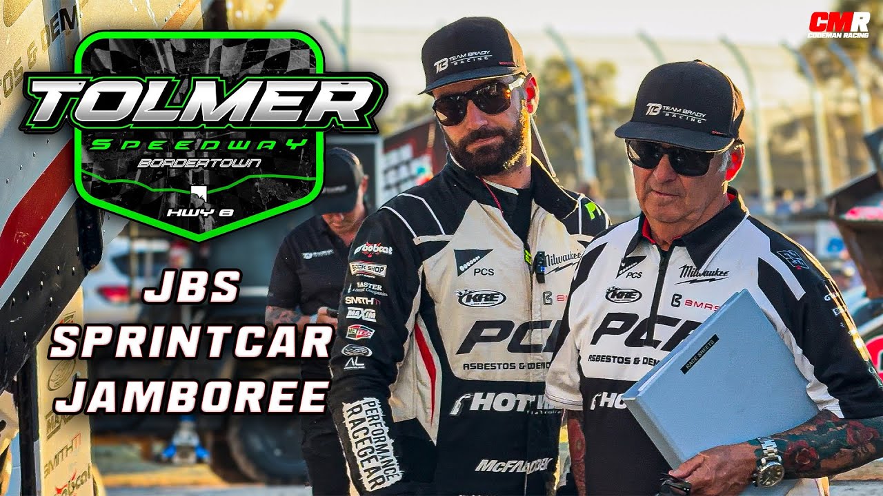 WHAT A TRACK - Tolmer Speedway JBS Sprintcar Jamboree - YouTube
