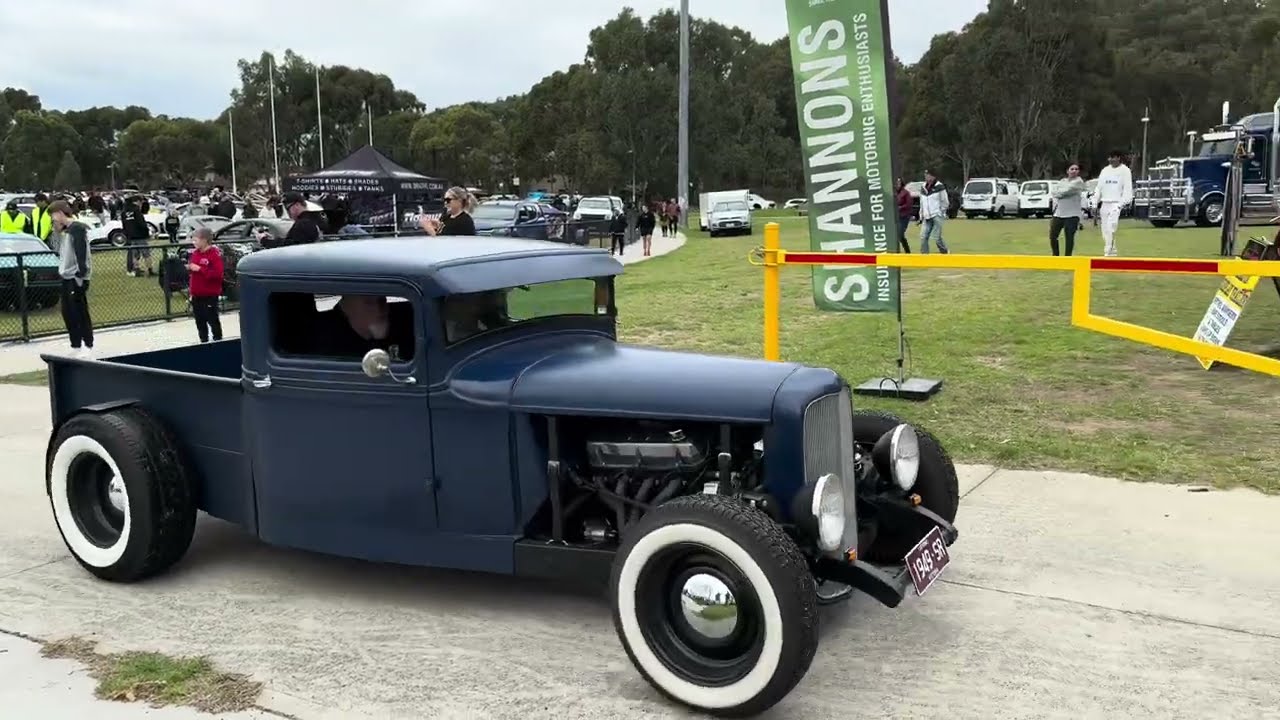PART 3/3- ANZAC DAY SHOW & SHINE - Muscle Cars Leaving Car Show - Cars ...
