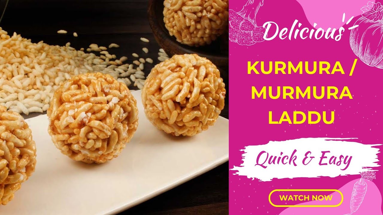 Quick & Easy Kurmura Laddu Recipe | Puffed Rice Ladoo at Home # ...