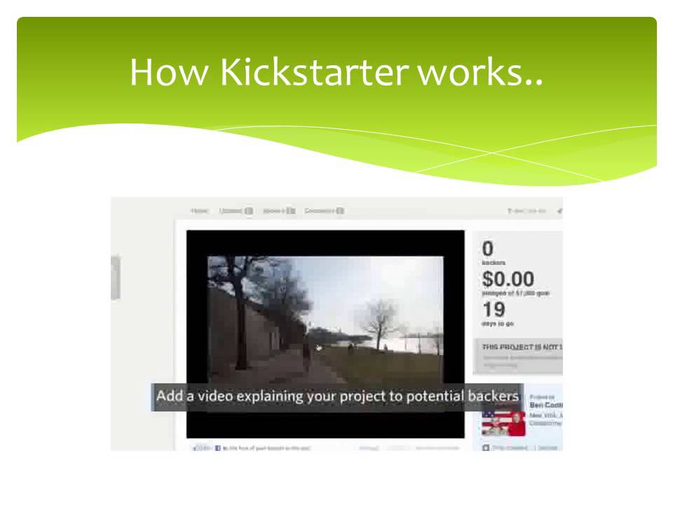kickstarter project revised - YouTube