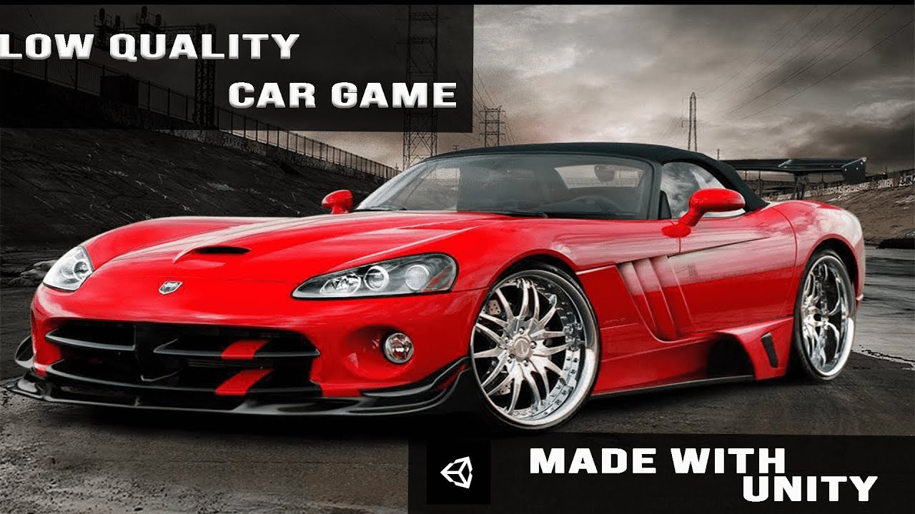 Low quality car game ./.Made with unity / tespro - YouTube