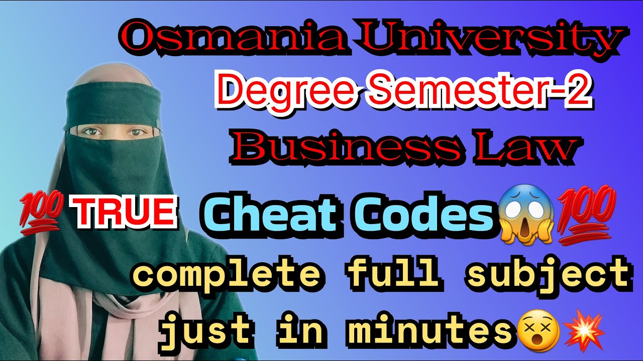 😱Cheat Codes/ Blaw exam cheat codes📌// complete full subject in minutes ...