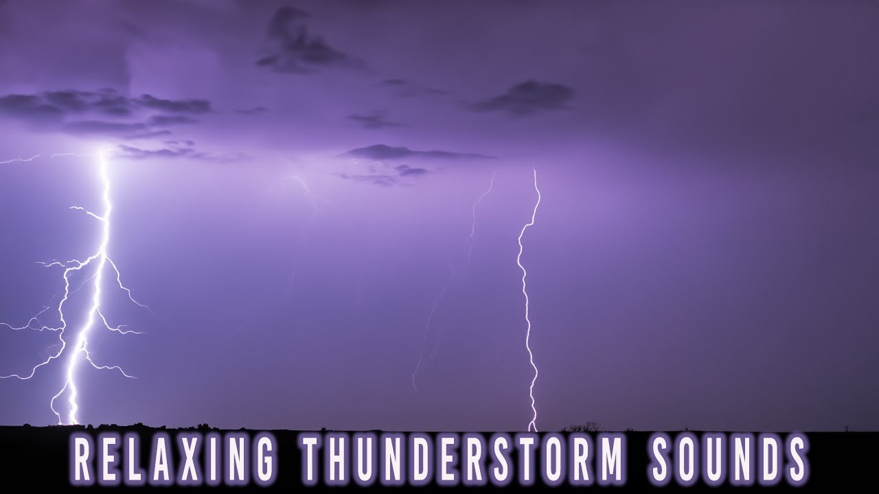 Relaxing Thunderstorm Sounds - YouTube
