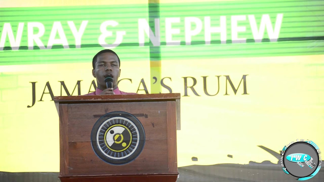 #IWC - UTech Students' Union Firing Line (DAY2): Kinson Case VP Public Relations Candidate - YouTube