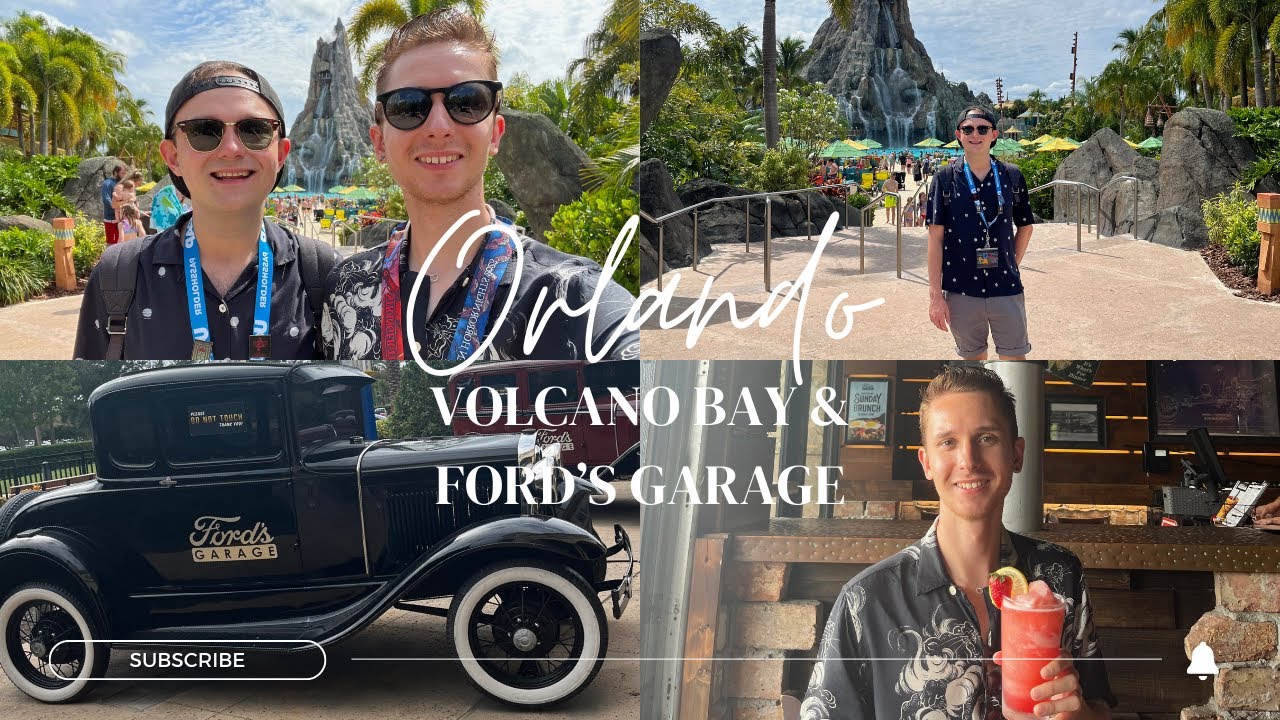 A FUN MORNING AT VOLCANO BAY | FIRST TIME AT FORD'S GARAGE | BATH ...
