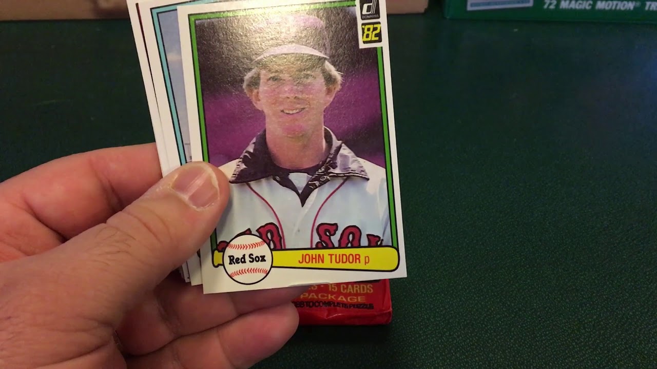 1982 Donruss Fun Pack Opening Part 2 - YouTube