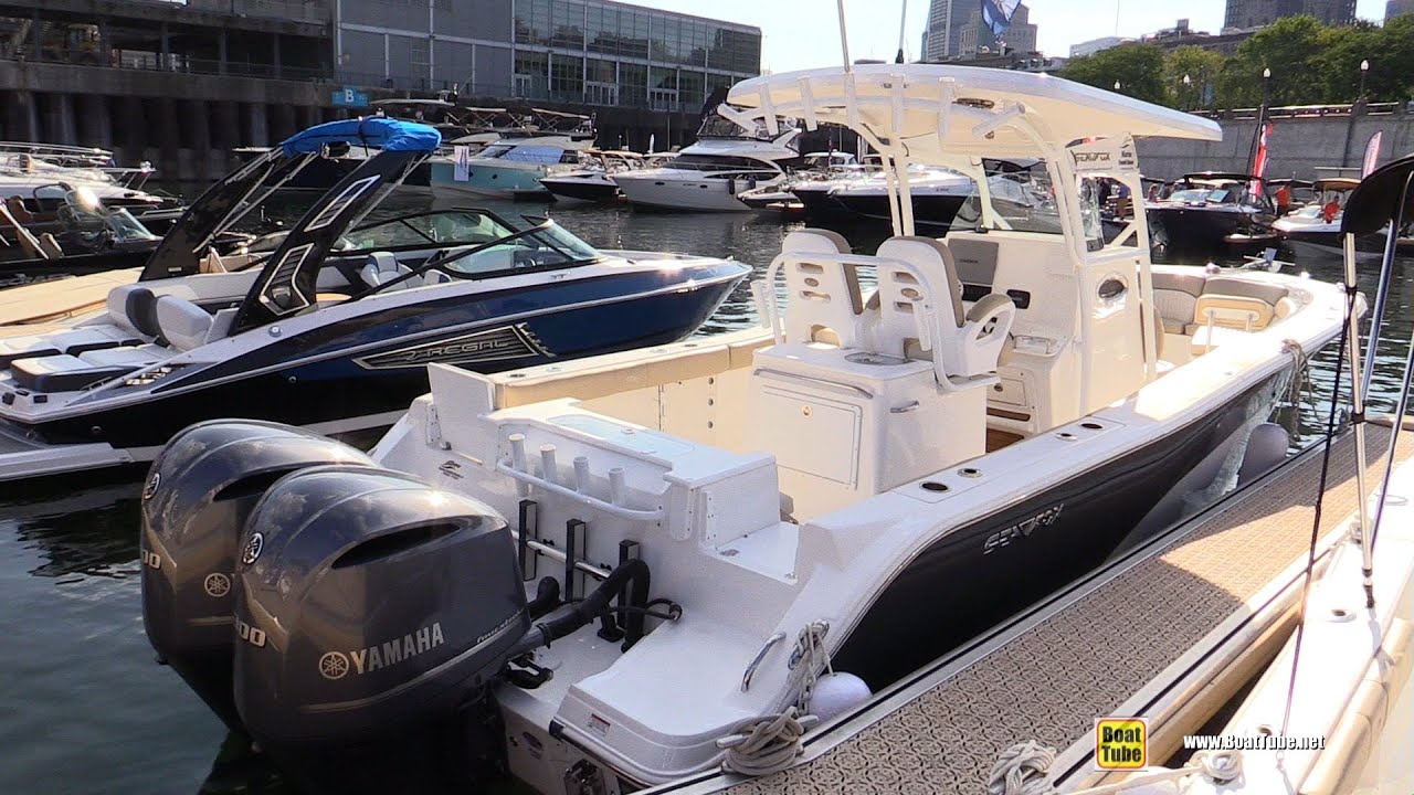 2015 Sea Fox Commander 286 Fishing Boat - Walkaround - 2015 Montreal In ...