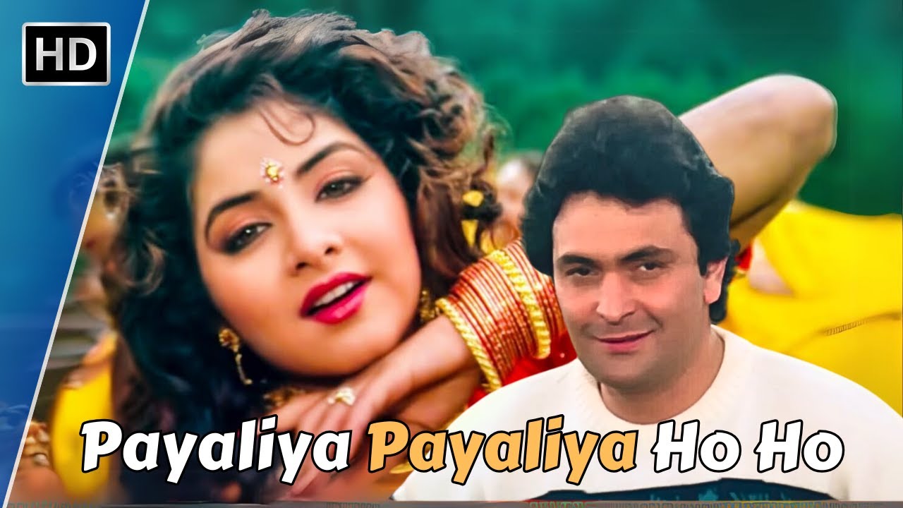 Payaliya Payaliya Ho | Deewana (1992) | Rishi Kapoor & Divya Bharti ...
