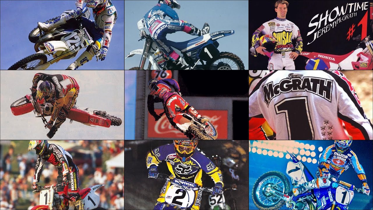Mis 9 Camisetas de Jeremy McGrath | Guy Cooper | 90s Motocross ...