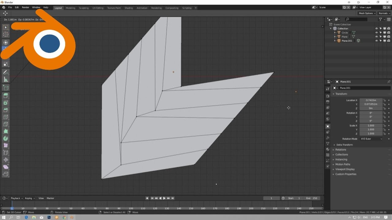 Blender 2 8 How To Straighten Edges The Best Way YouTube Blender 2 8 How To Straighten Edges The Best Way YouTube