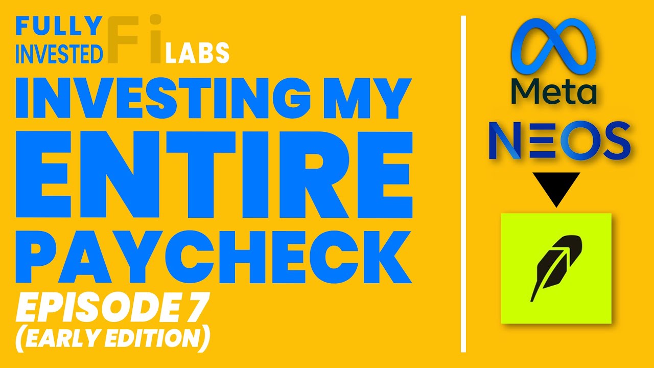 Investing My Entire Paycheck (META, IAUI, QQQI) + Paying Bills From ...