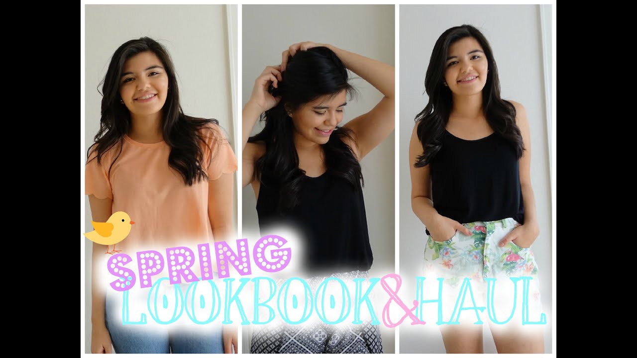 Spring Lookbook + Try On Haul | 2015 - YouTube