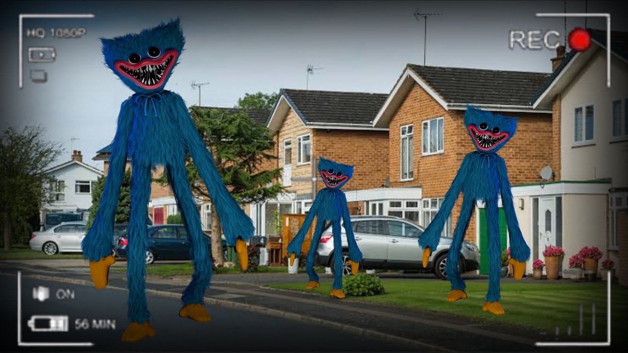 5 HUGGY WUGGY captados en cámara - YouTube