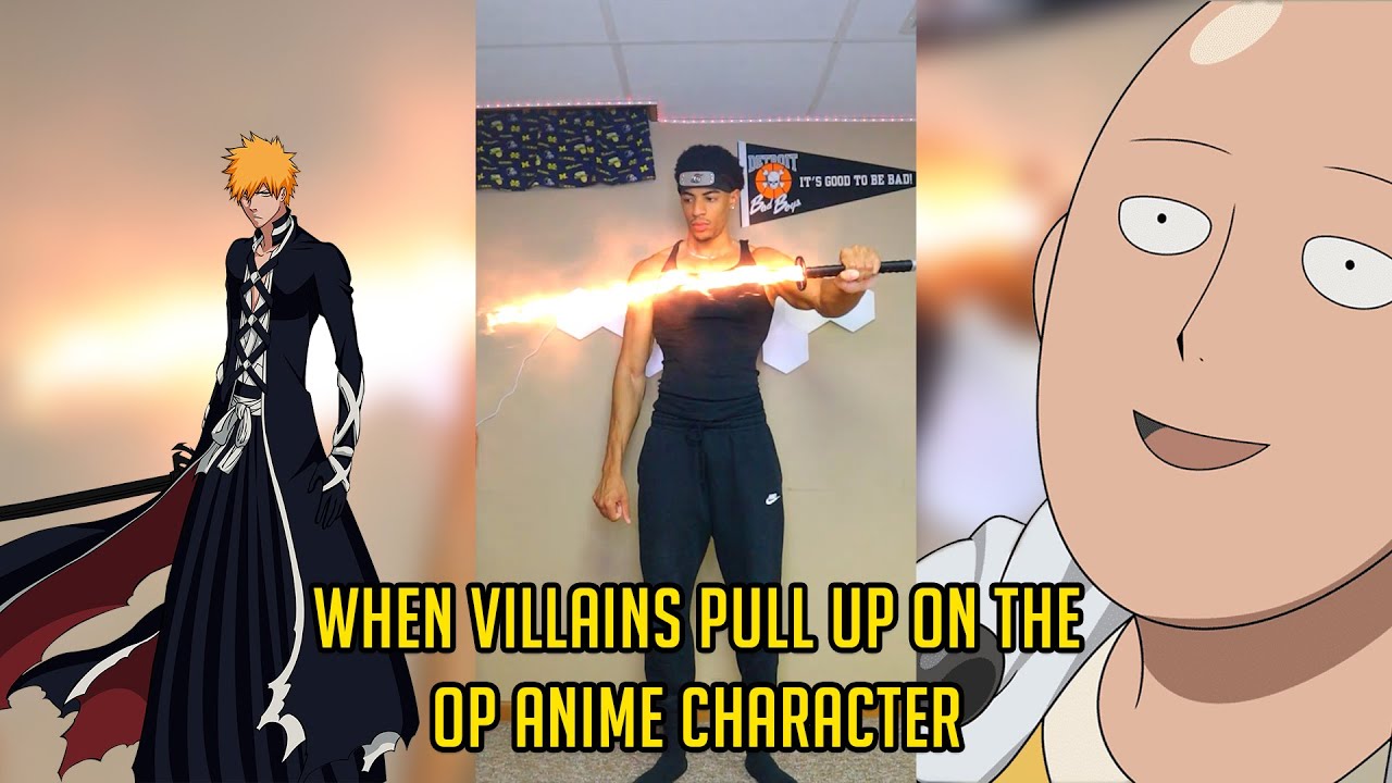 When Villains Pull Up on the OP Anime Character - YouTube