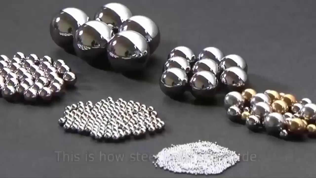 Produce/Making of Ball Bearing, 1000 steel balls in 1 minute - YouTube