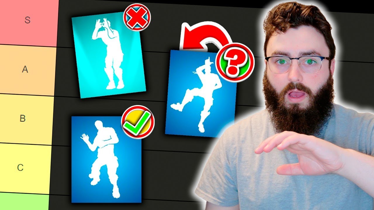 Ranking the Greatest Toxic Emotes in Fortnite | Tier List - YouTube