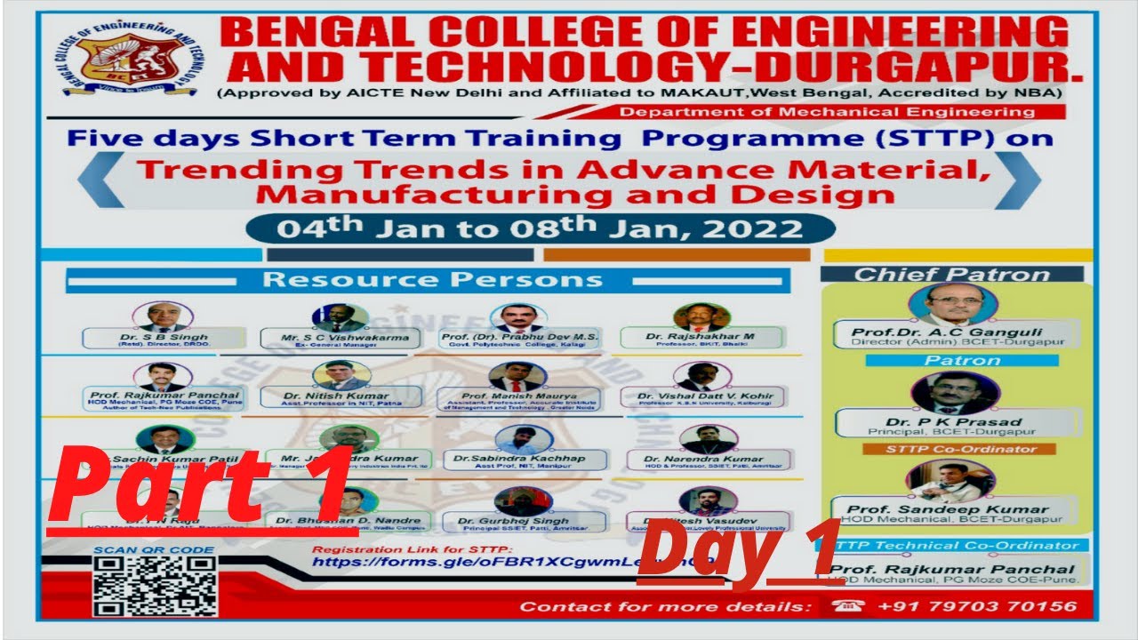 || SHORT TERM TRAINING PROGRAM || 4-8th JANUARY || DAY 1 - YouTube