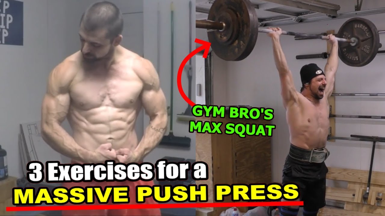 3 BROSCIENCE Exercises to Blow Up Your PUSH PRESS (Don't Let Mike ...