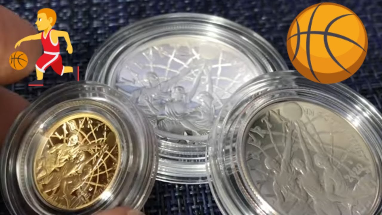 Basketball Commemorative Coins | Gold, Silver, Clad - YouTube