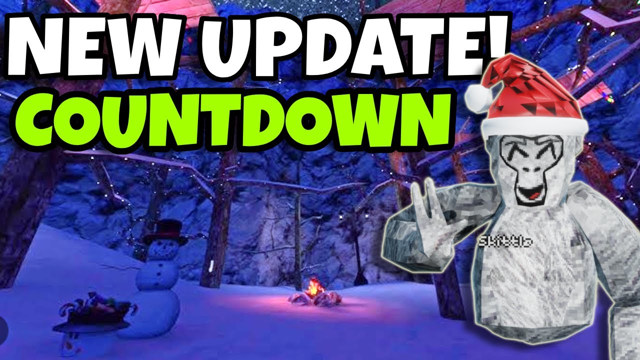 Gorilla Tag CHRISTMAS UPDATE!! (COUNTDOWN) LIVE* - YouTube