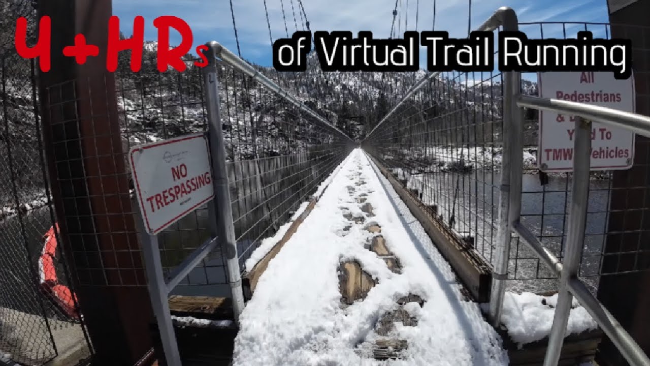 4HR+ Virtual Trail Run - Rock Slides Here And There - YouTube