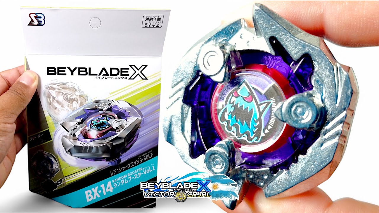Beyblade X SharkEdge BX-14 SB Unboxing & Beysurvival! | Victor Cajal - YouTube