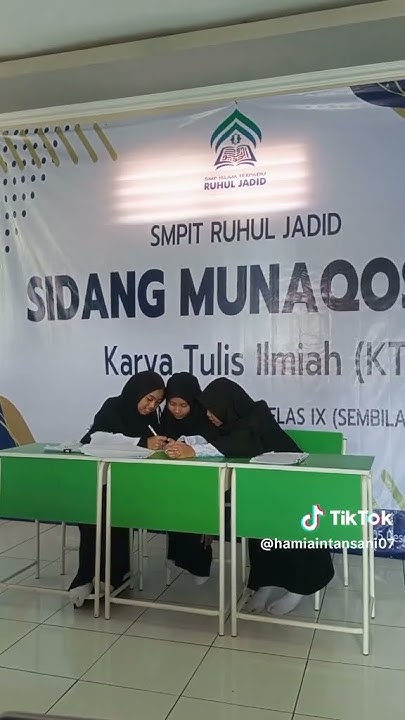 sidang munaqosah - bimbingan karya tulis ilmiah #friendship - YouTube
