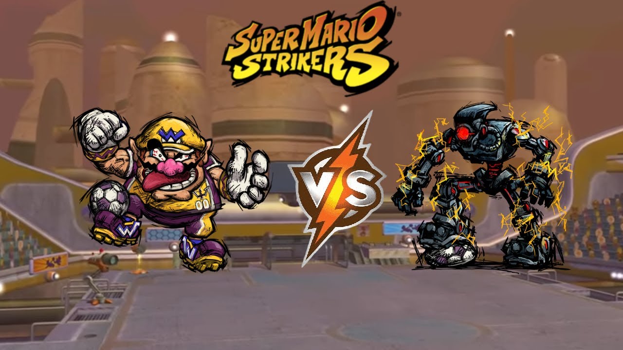 Super Mario Strikers - Wario vs Super Team [Pipeline Central] - YouTube