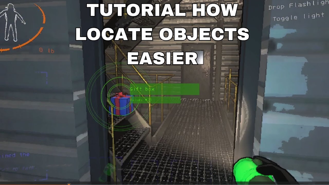 TUTORIAL HOW TO LOCATE OBJECTS on Lethal company / Get objects easily ...