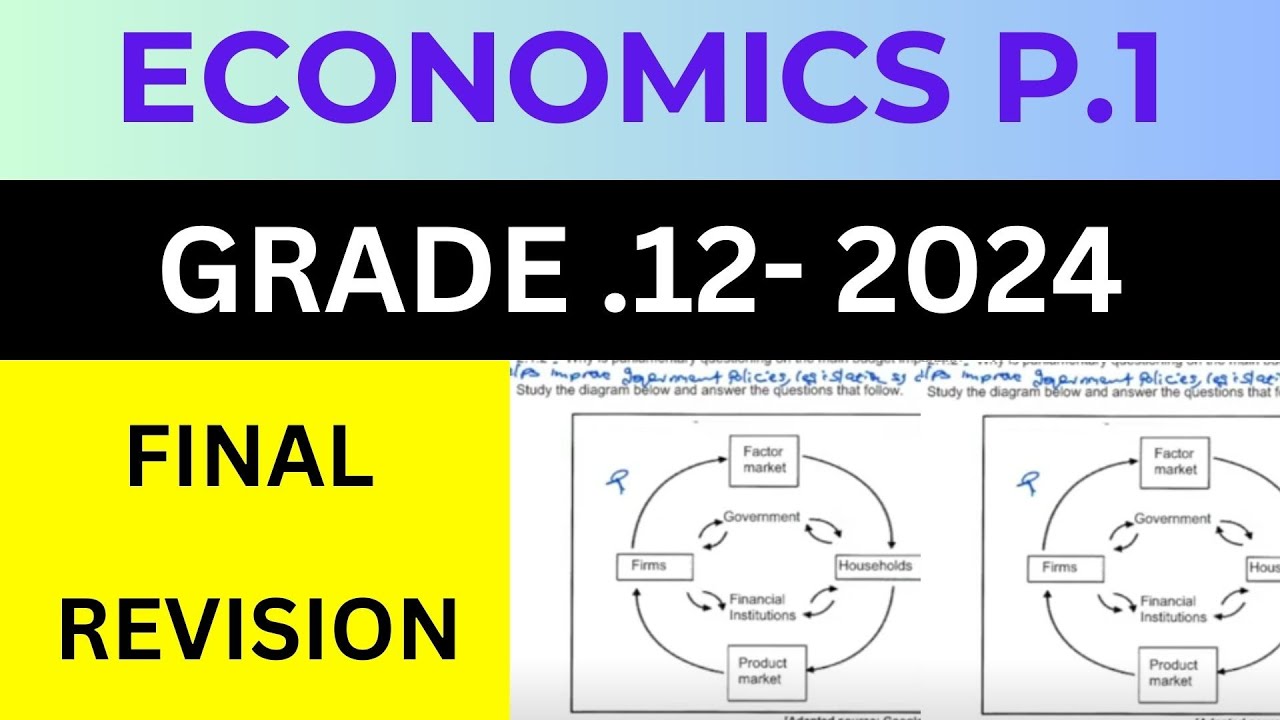 2024 ECONOMICS PAPER.1 2024 GRADE 12 FINAL EXAMS : THUNDEREDUC - YouTube