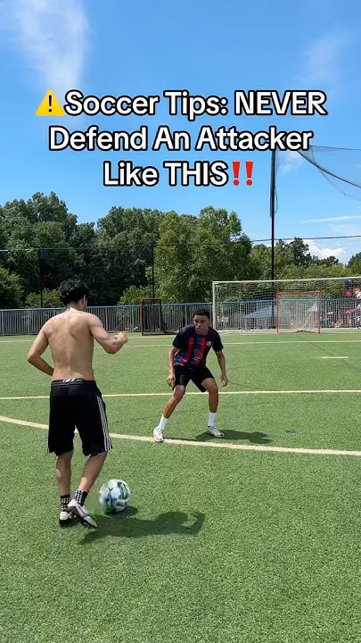 ⚠️Soccer Tips: NEVER Defend Attacker Like THIS‼️#shorts #soccer #football - YouTube