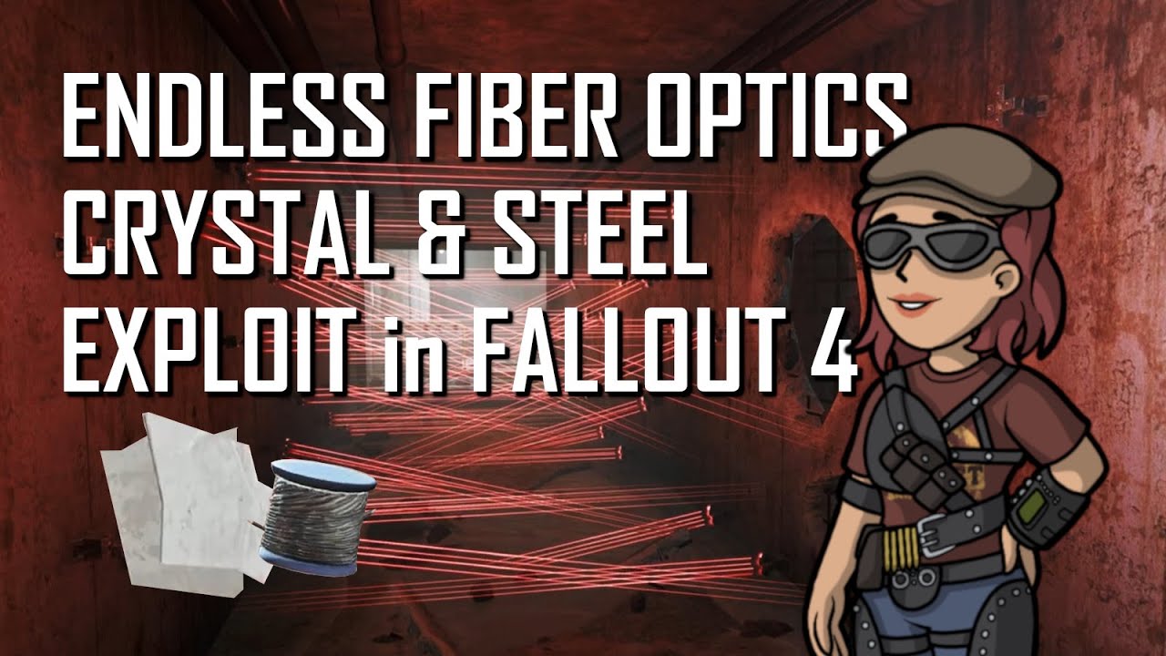 Endless FIBER OPTICS, CRYSTAL & STEEL exploit in FALLOUT 4 no mods PS5 ...