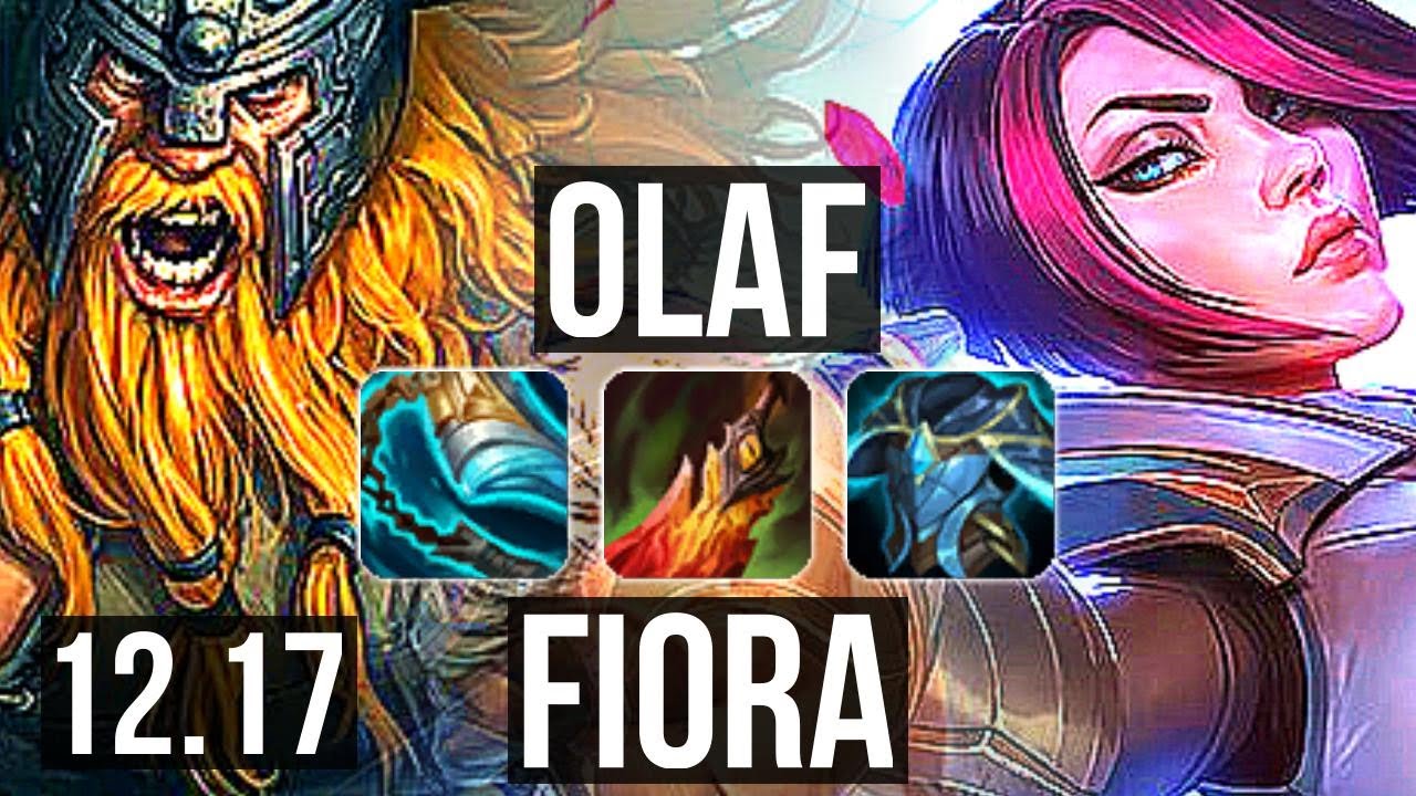 OLAF vs FIORA (TOP) | 69% winrate, 6 solo kills, 14/3/13, Legendary ...