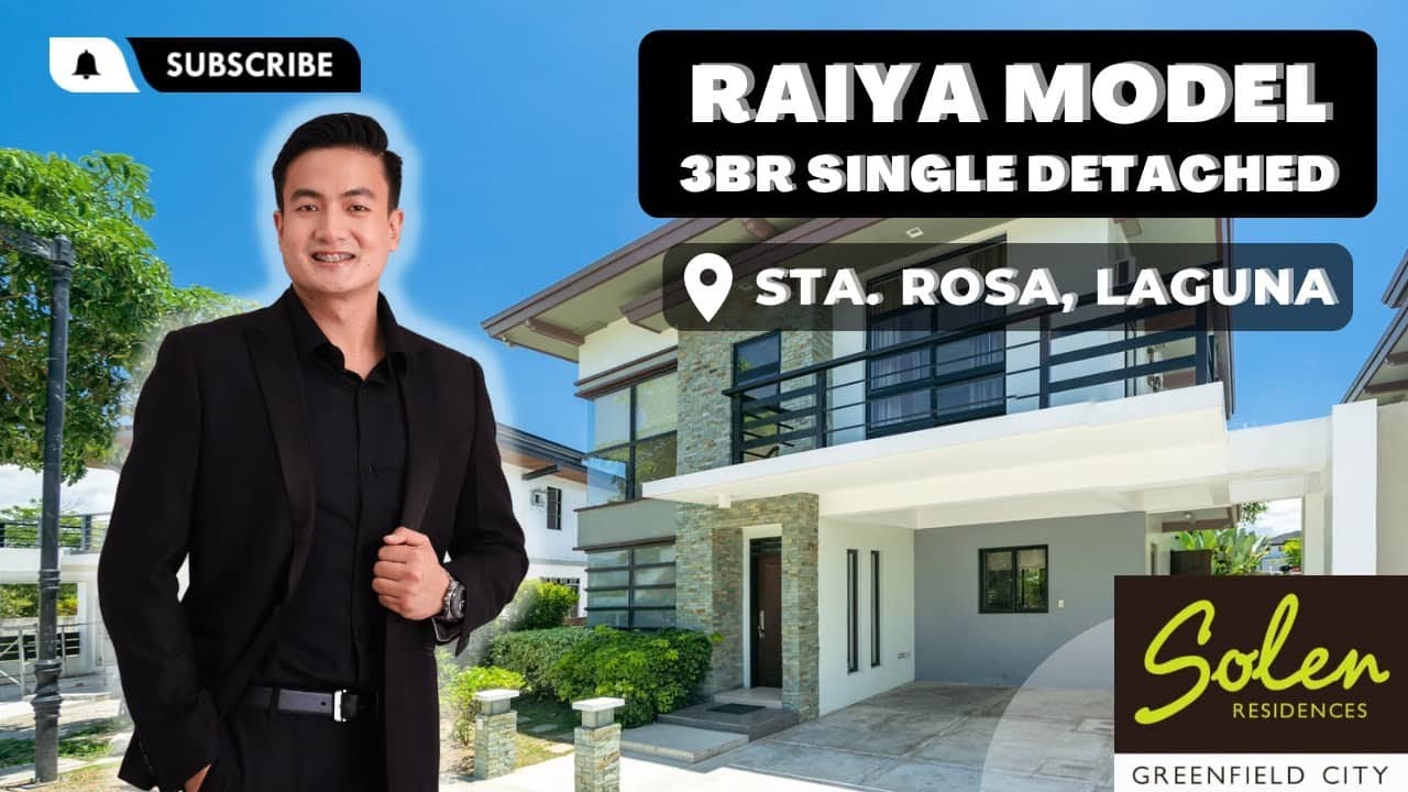 Raiya at Solen Residences | Model House in Sta. Rosa City, Laguna - YouTube