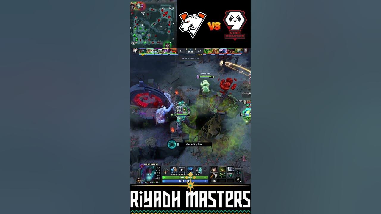 Virtus.Pro vs 9Pandas 🔥| Riyadh Masters 2023 🕌 | #dota2 #shorts - YouTube