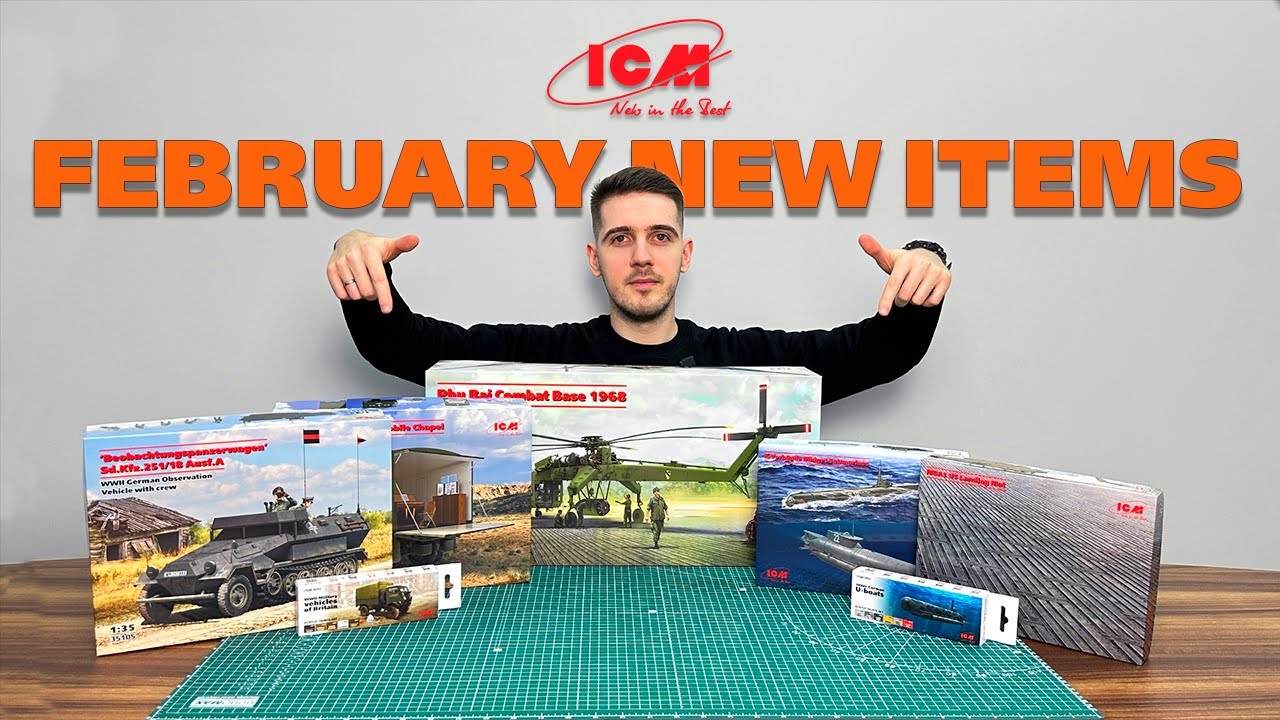 The review of ICM February Plastic Model Kits! - YouTube