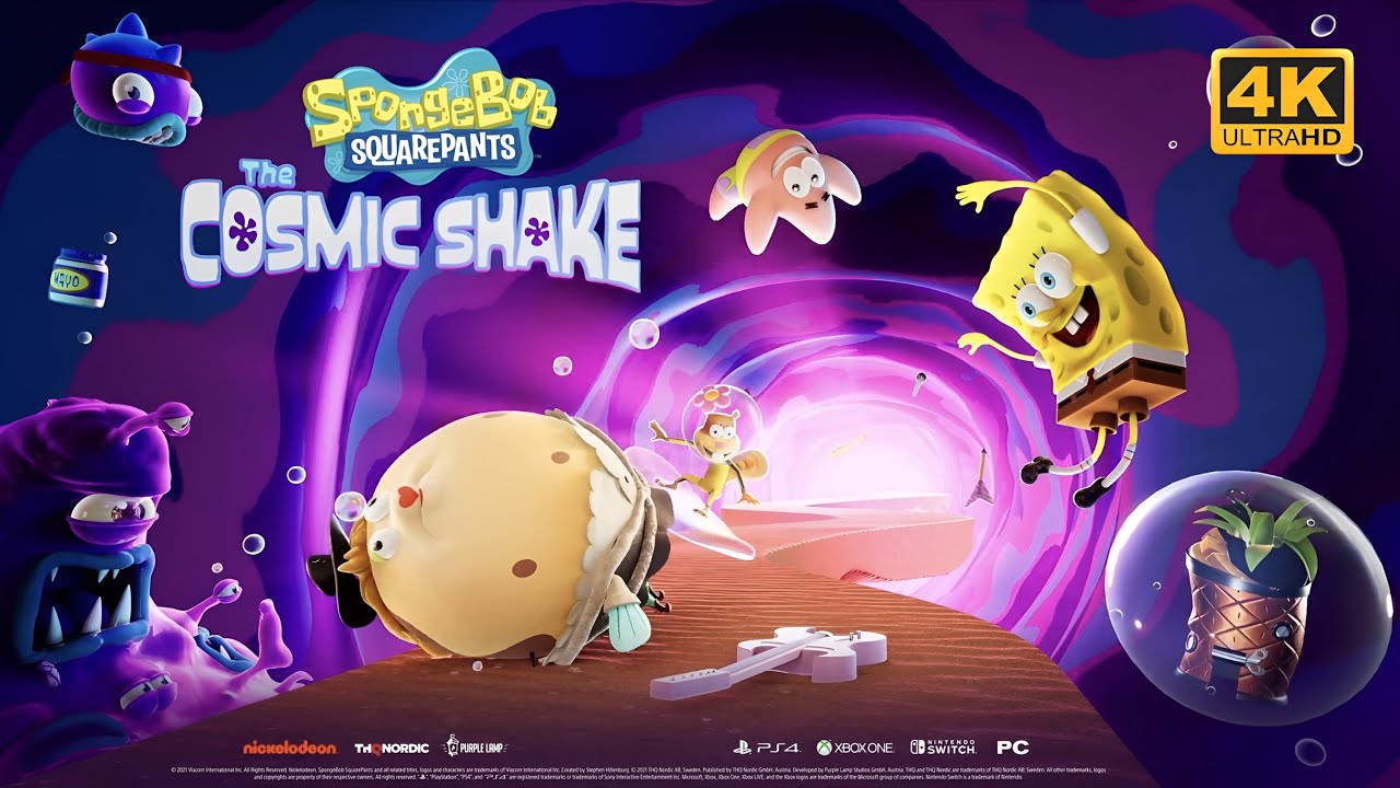 SpongeBob SquarePants The Cosmic Shake - 4K 60FPS HDR | Gameplay - Part ...