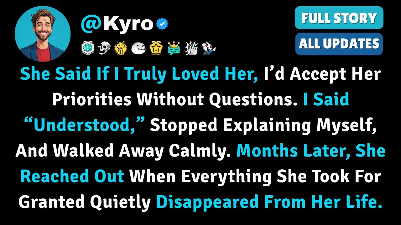 She Said If I Truly Loved Her, I’d Accept Her Priorities Without ...