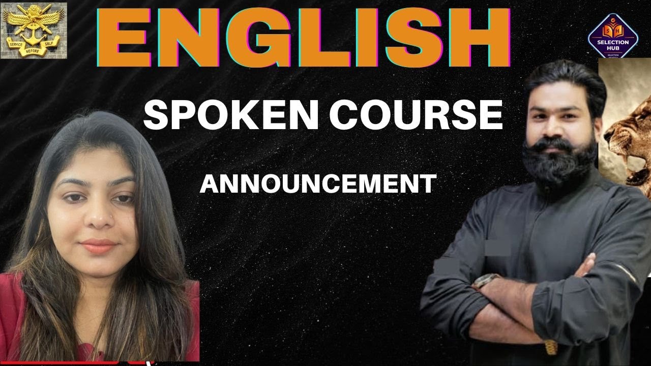 ENGLISH SPOKEN COURSE ||ANNOUNCEMENT || HOW TO SPEAK ENGLISH ||ENGLISH ...