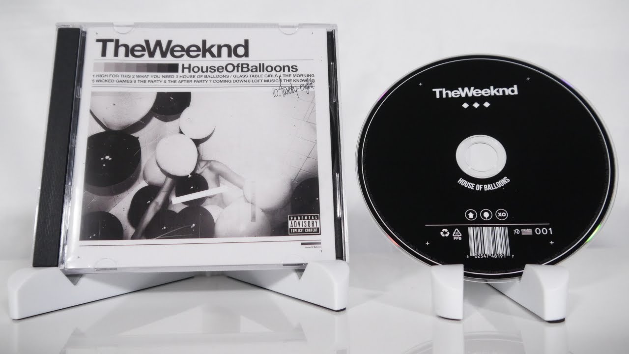The Weeknd - House Of Balloons CD Unboxing - YouTube