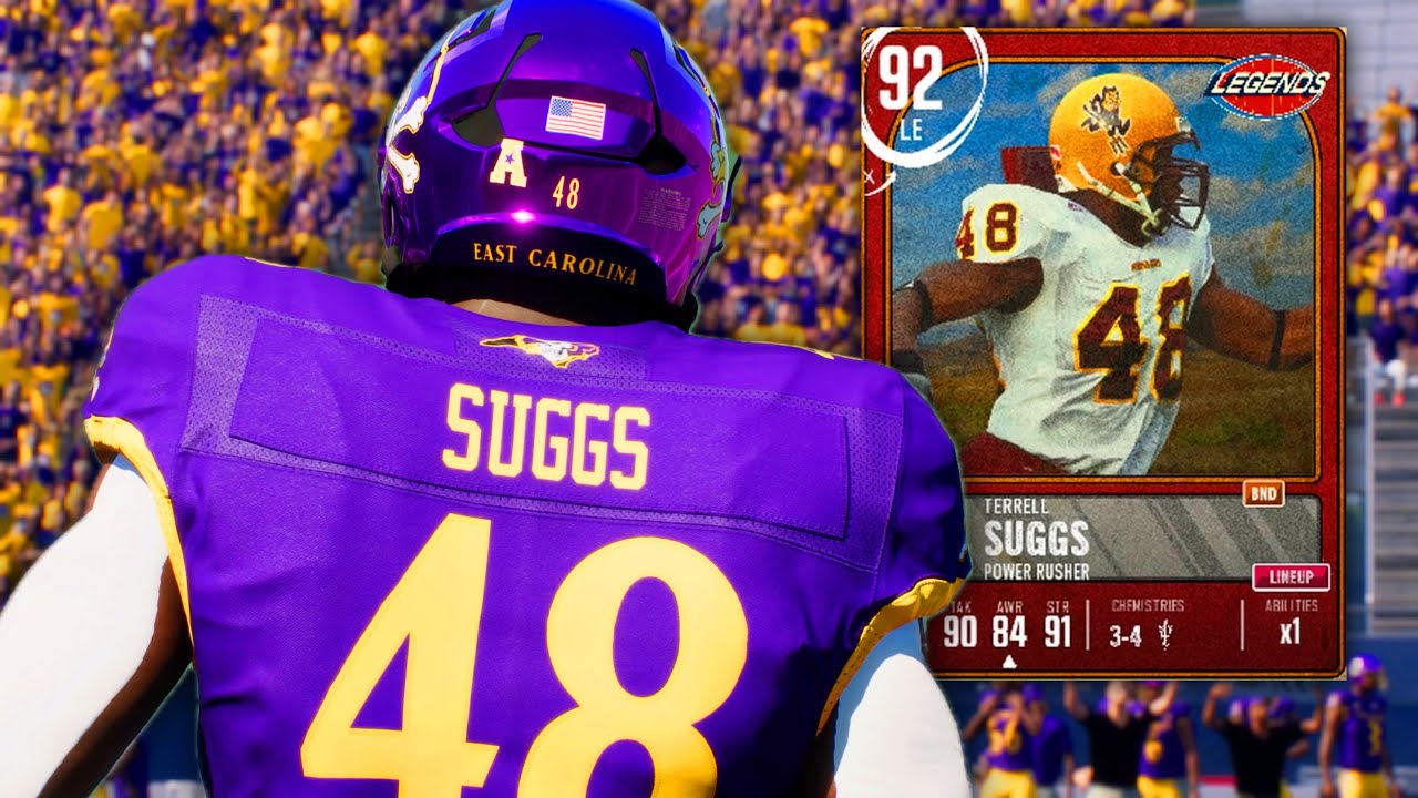 Terrell Suggs Is The Best Defensive Card In CFB Ultimate Team! - YouTube
