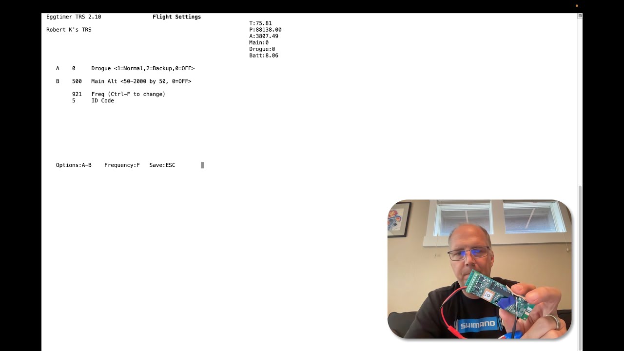 Programming an Eggtimer TRS Flight Computer on MacOS - YouTube
